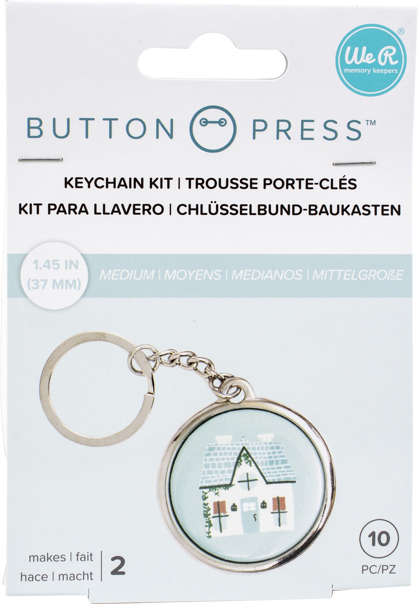 We R Memory Keepers Button Press Keychain Kit-Makes 2 | Michaels