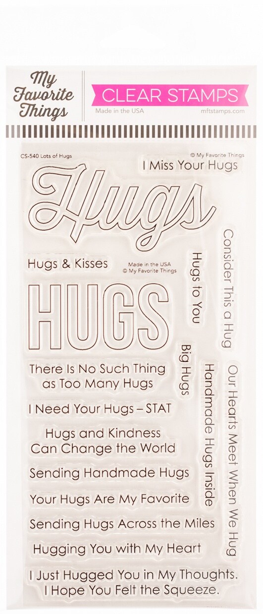 My Favorite Things Vault Clear Stamps 4"X8"-Lots of Hugs | Michaels