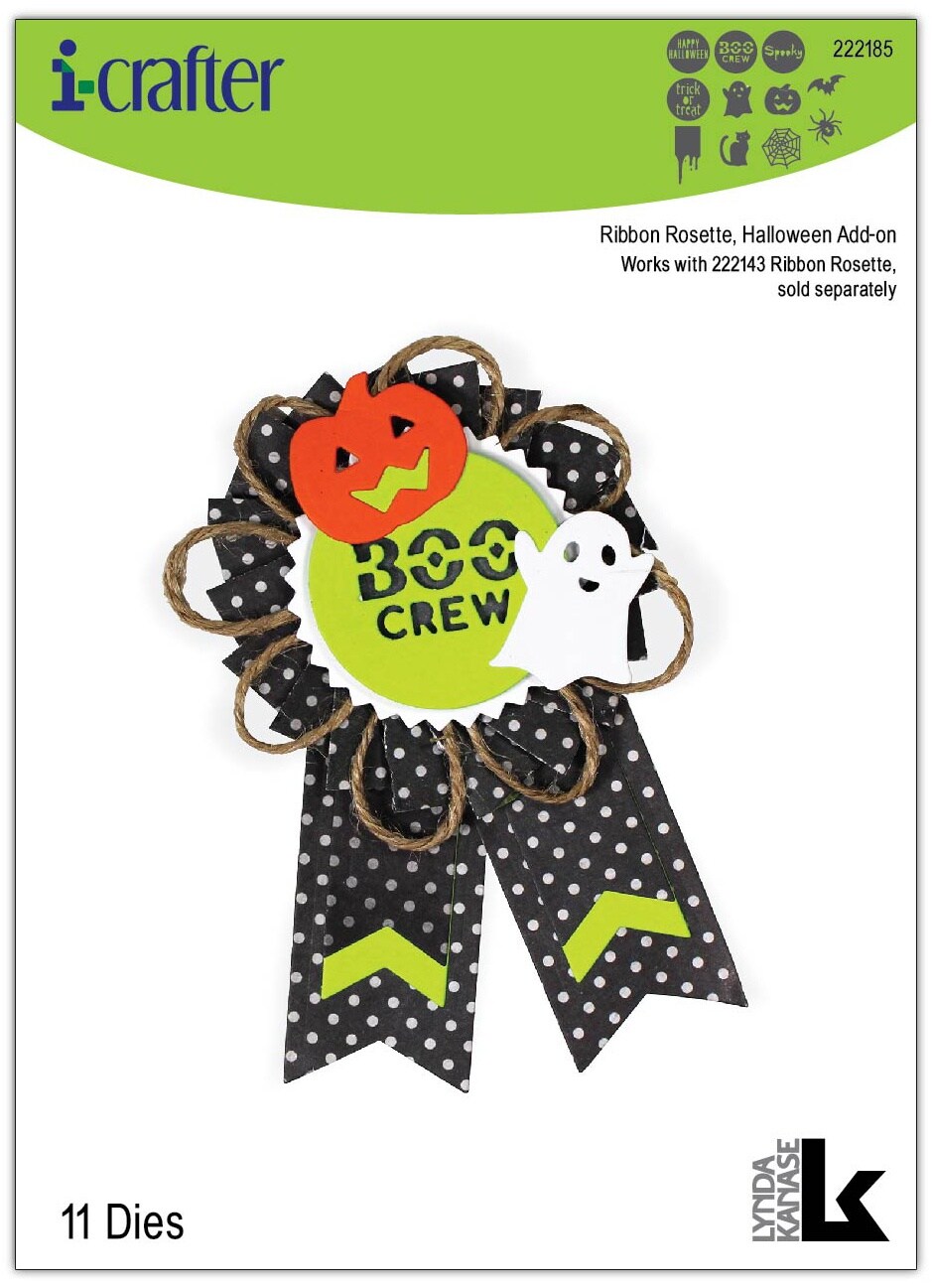 i-crafter Dies-Ribbon Rosette, Halloween Add-On | Michaels