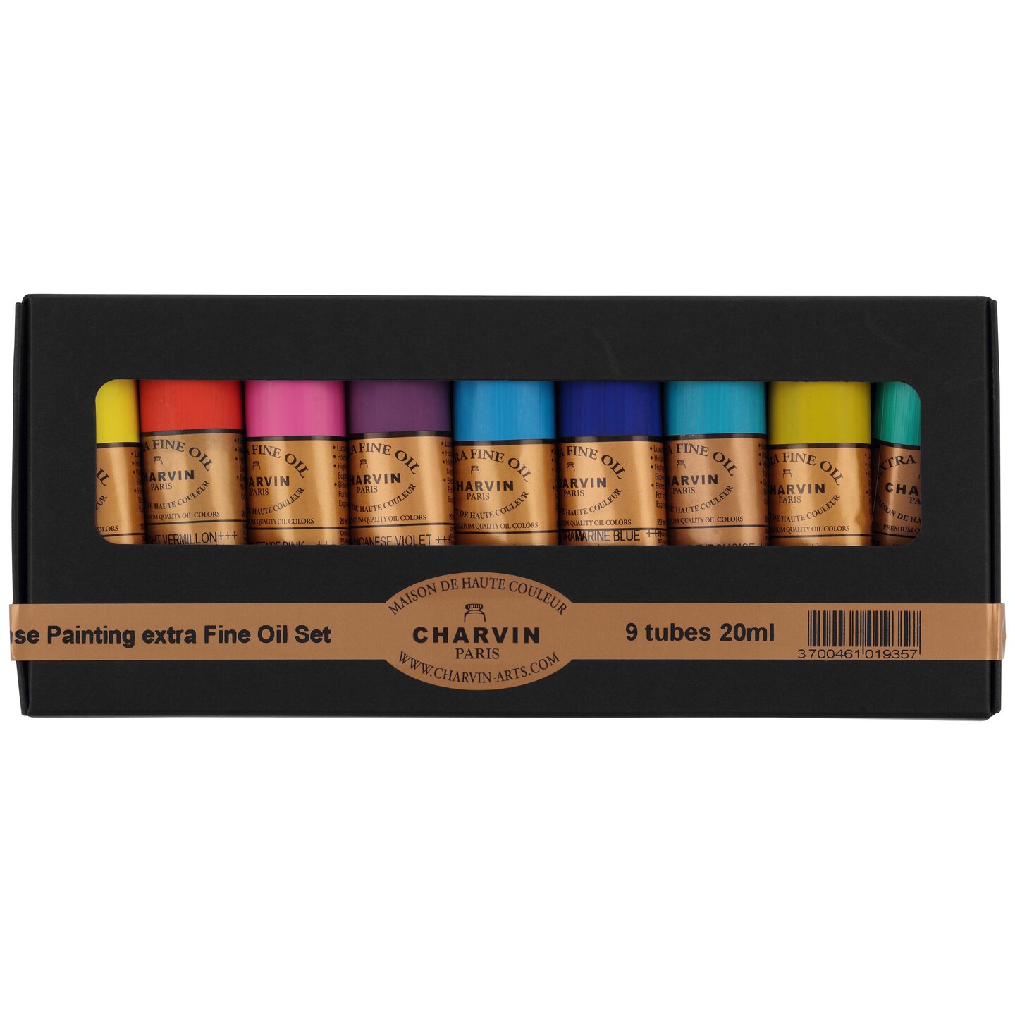 Charvin Extra Fine Professional Oil Paint Set for Artists, Intense ...