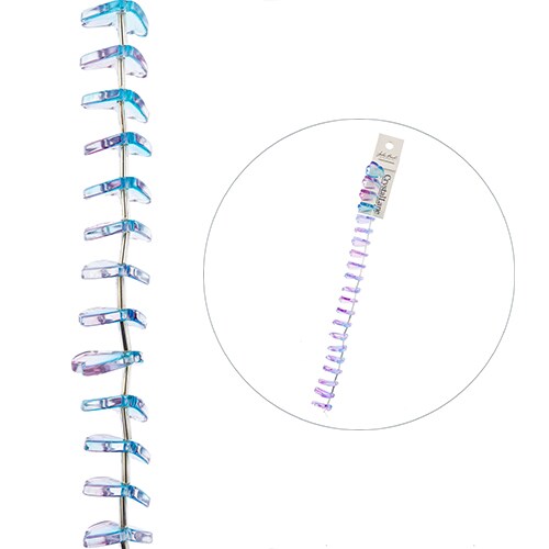 Crystal Lane DIY Glass Garden 15x16mm Petals Leaf Bead Strand, 21pcs ...