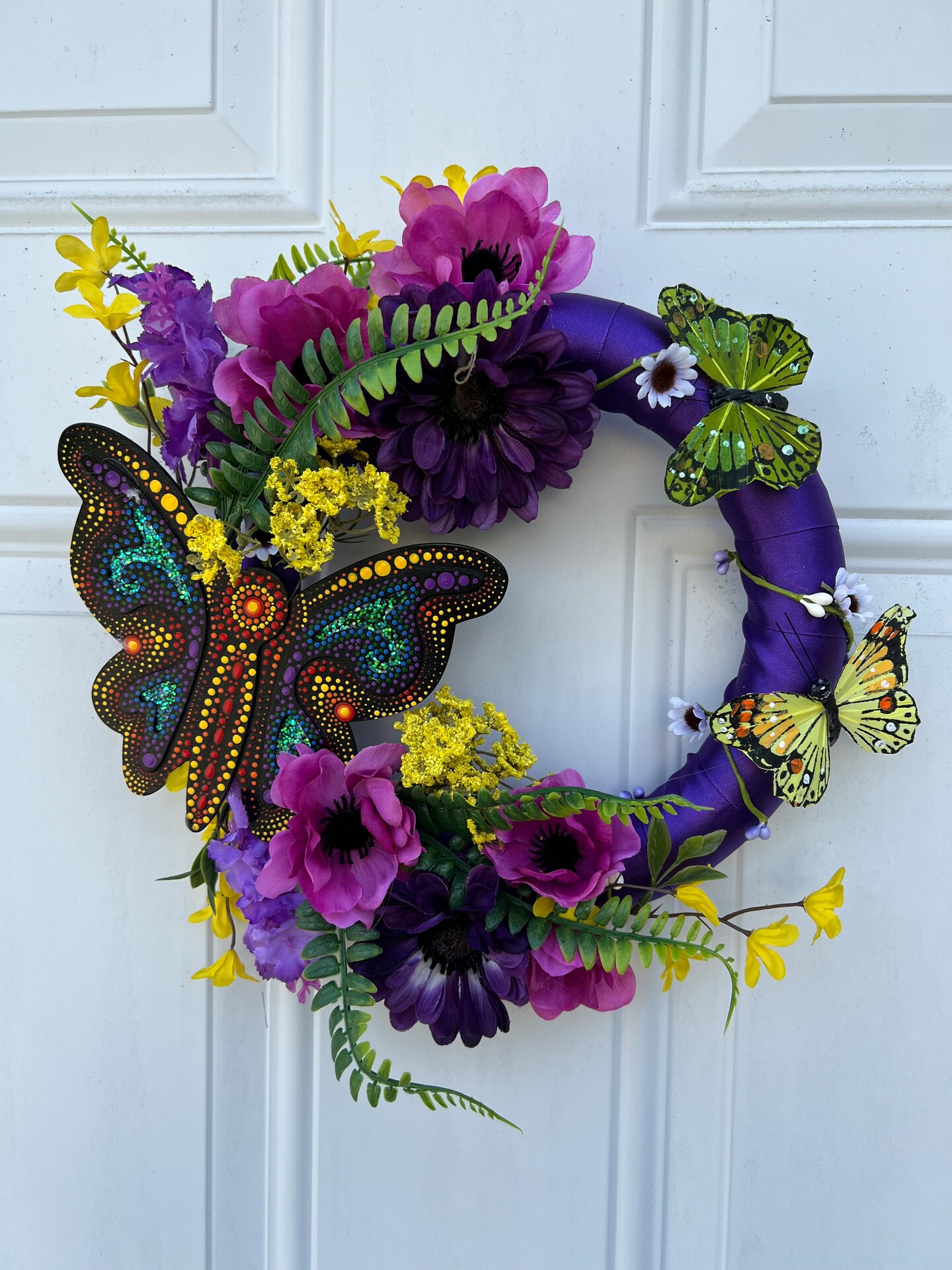 Spring Butterfly Floral Wreath | MakerPlace by Michaels