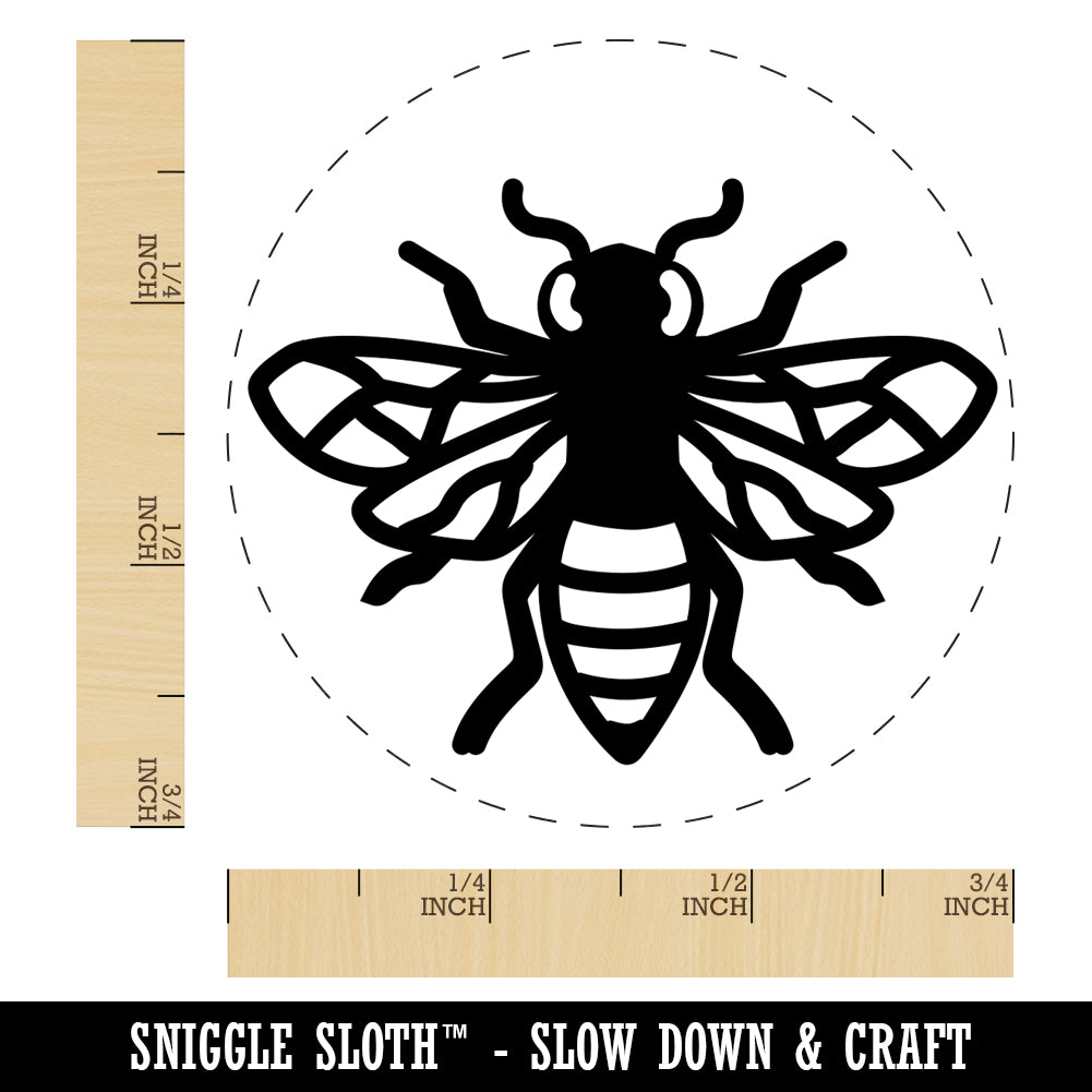Bee Drawing Self-Inking Rubber Stamp for Stamping Crafting Planners ...