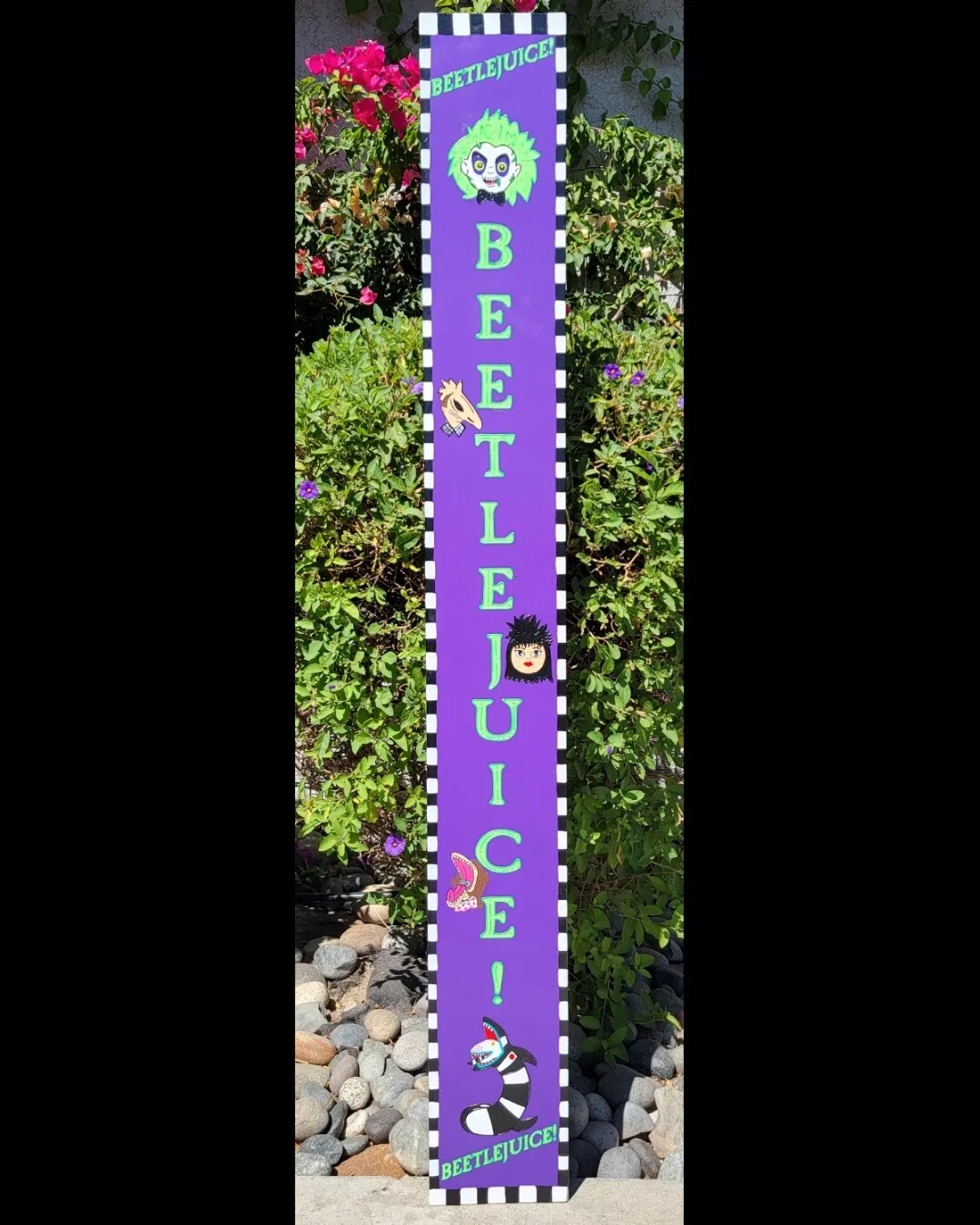 Beetlejuice Beetlejuice Beetlejuice Porch Sign Leaner | MakerPlace by ...