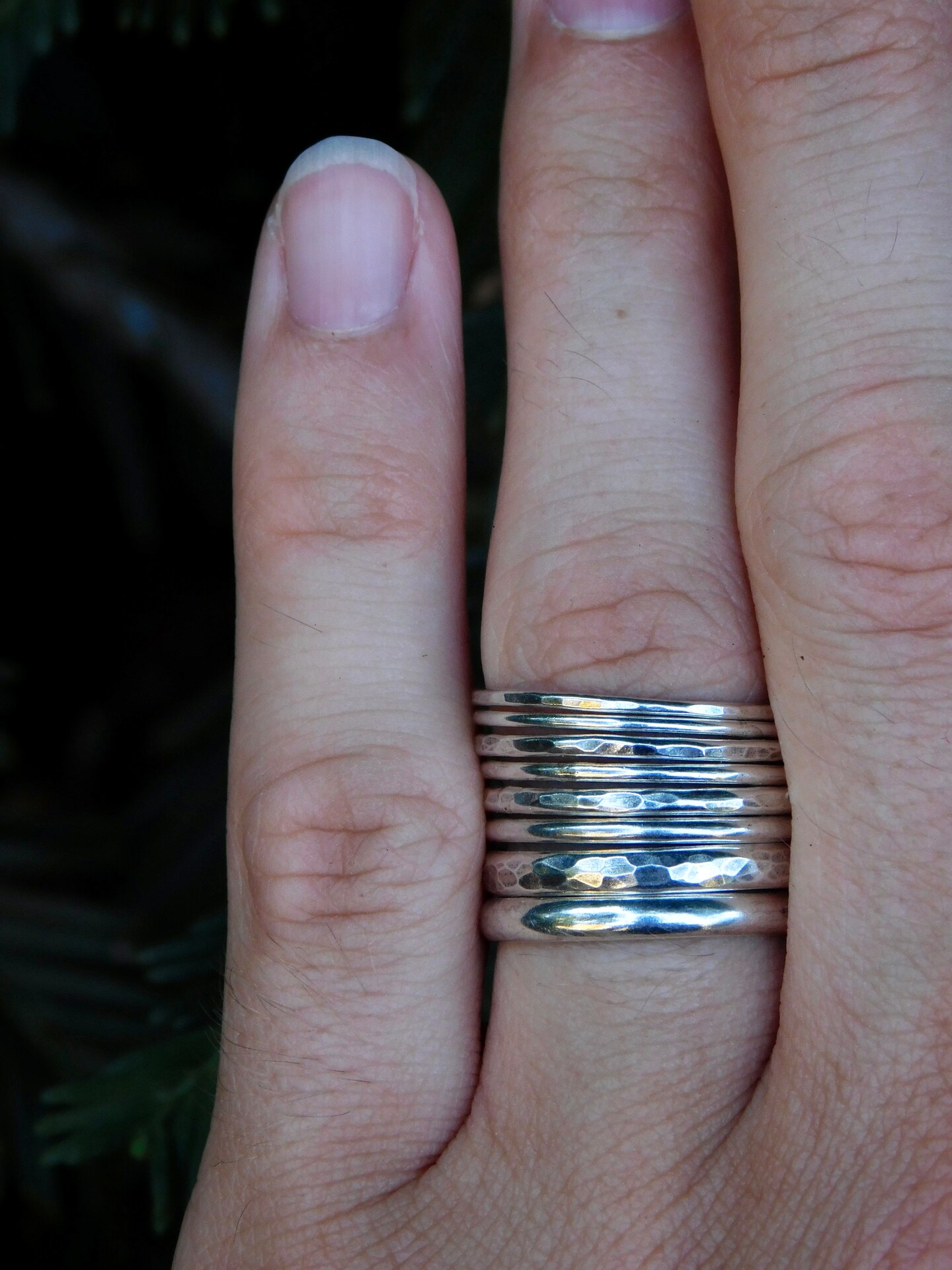 Simple Sterling Silver Stacker Rings | MakerPlace by Michaels