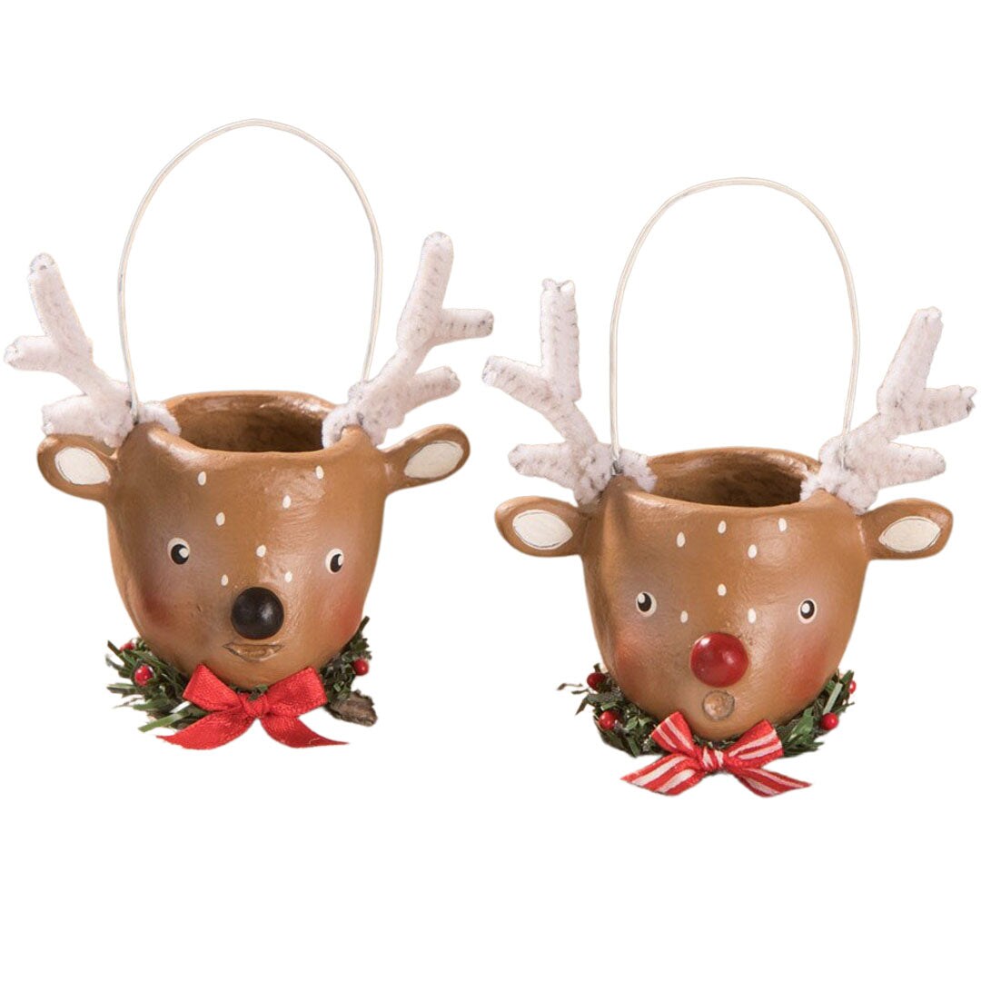 Reindeer Bucket Mini - Set of 2 | Michaels
