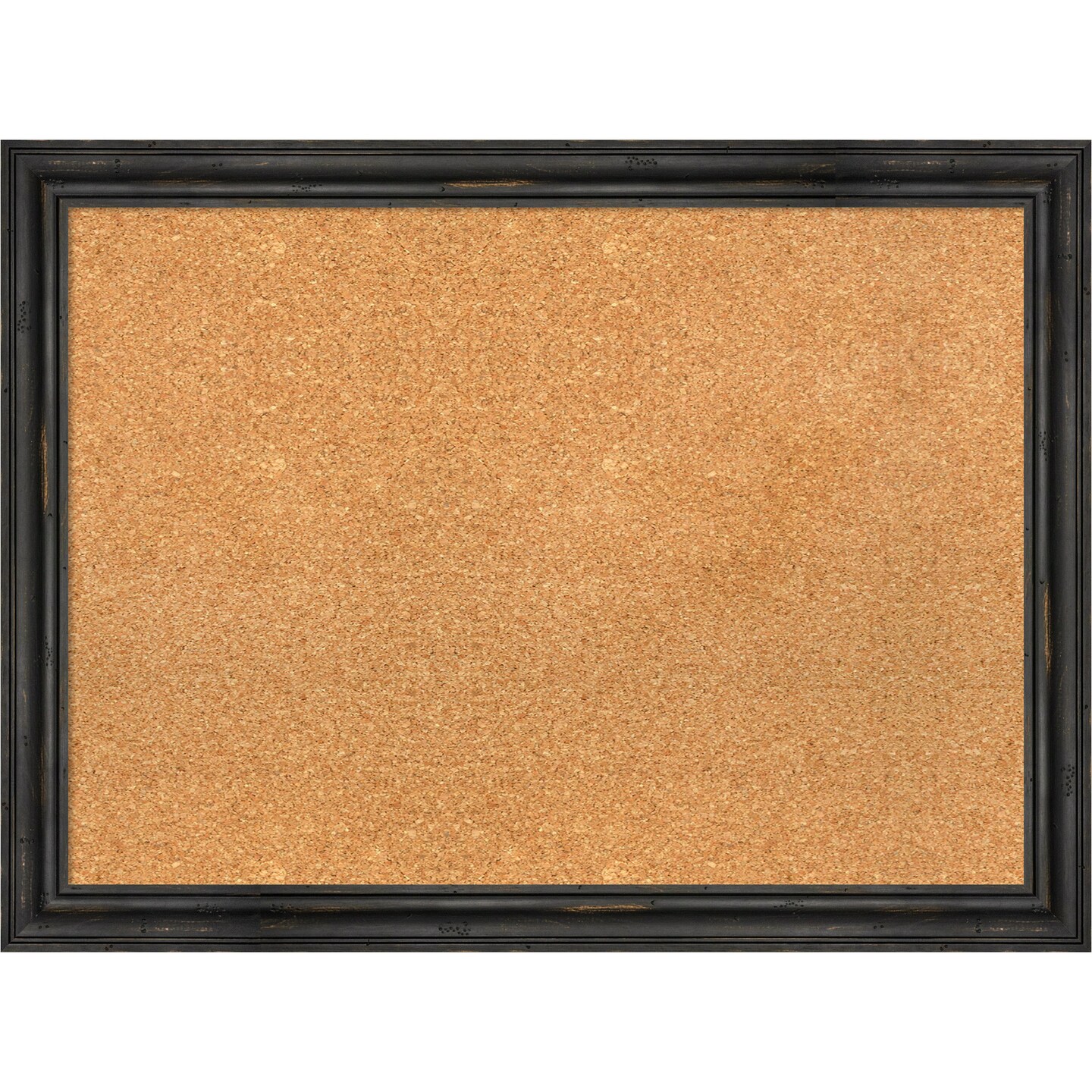 Rustic Pine Narrow Wood Framed Corkboard, Natural Cork, Size: Board ...