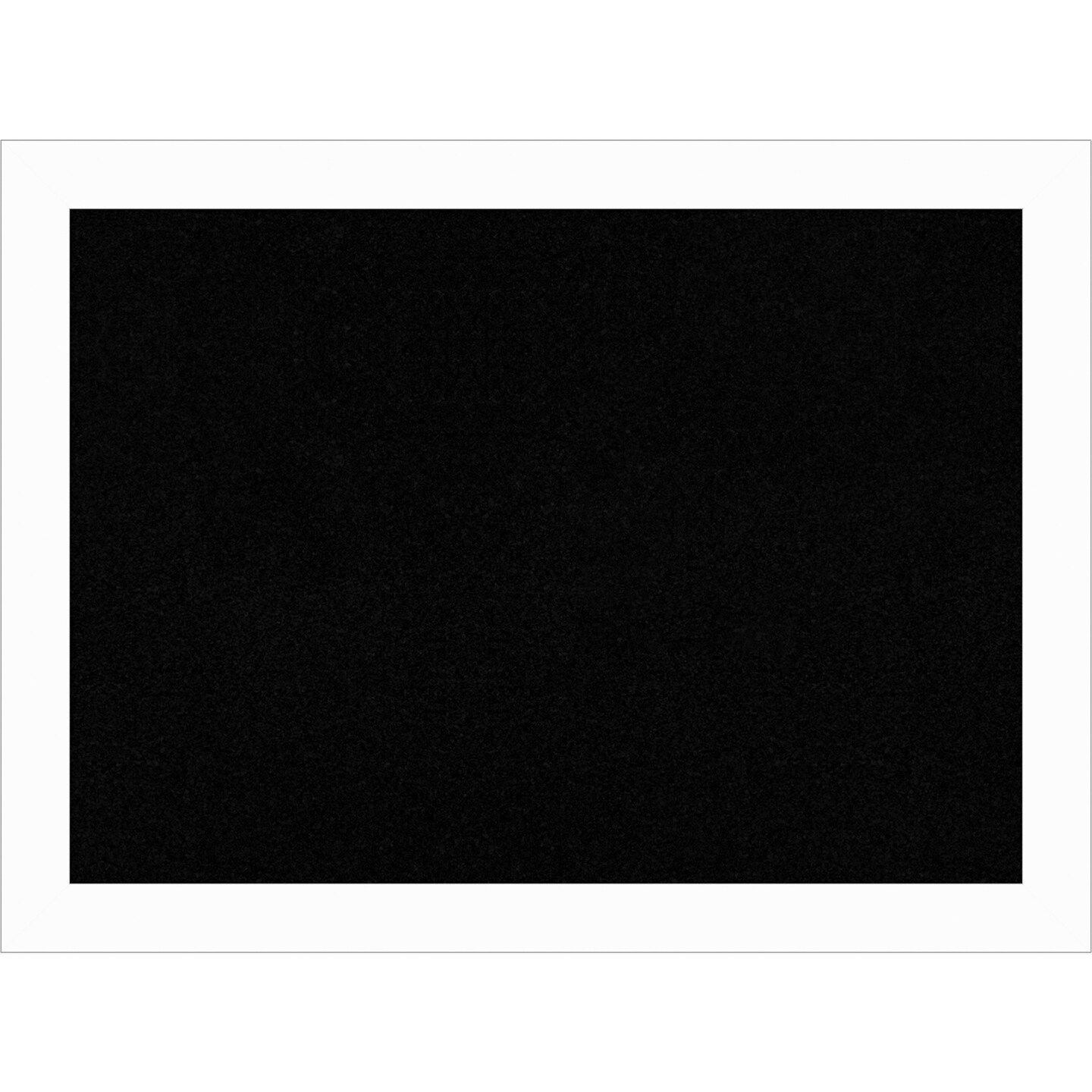 Basic Narrow Wood Framed Corkboard, Black Cork, Size: Board Size 28x20 ...