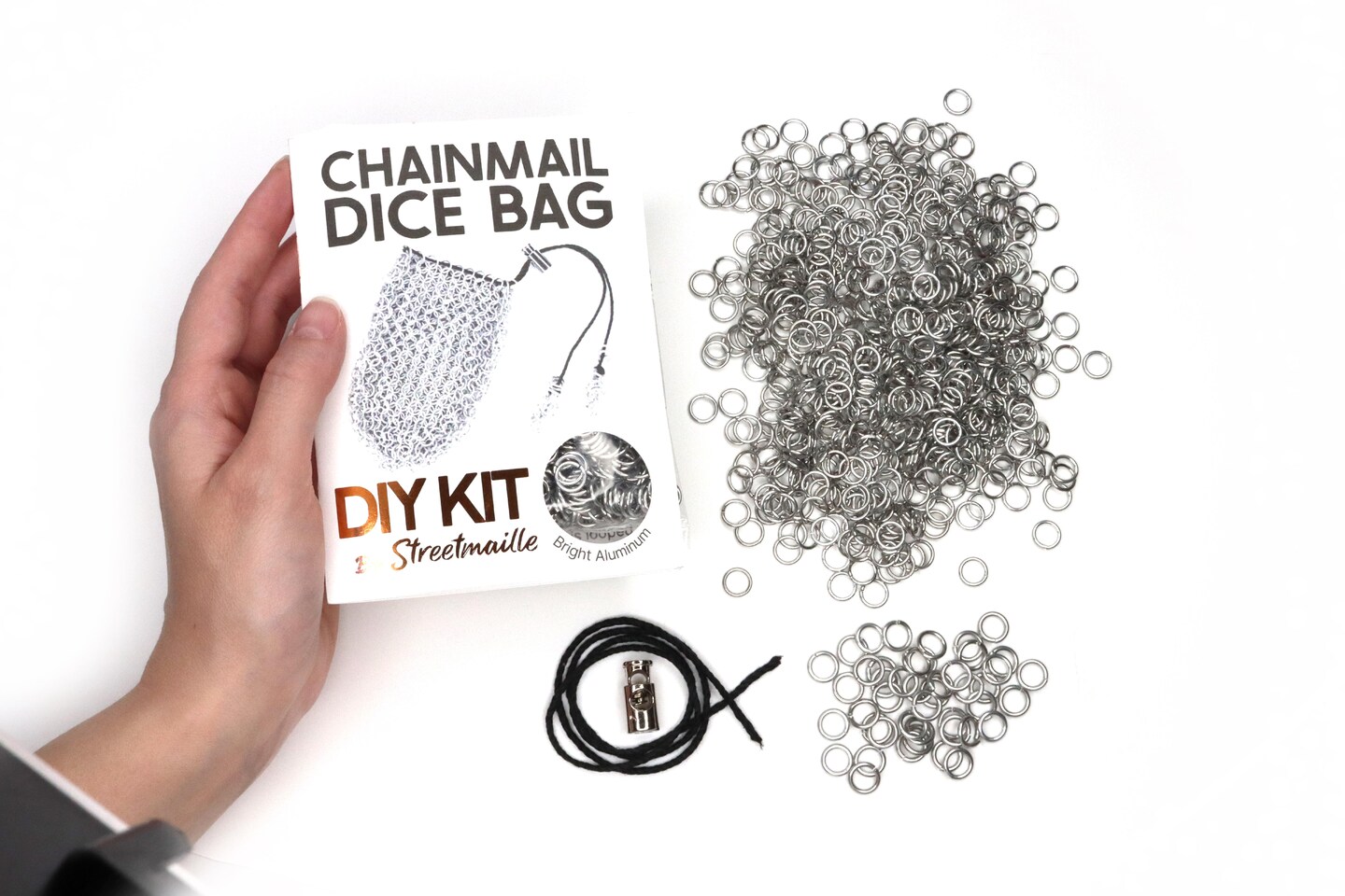 DIY Chainmail Dice Bag Kit | Craft a Drawstring Pouch from Your Choice ...