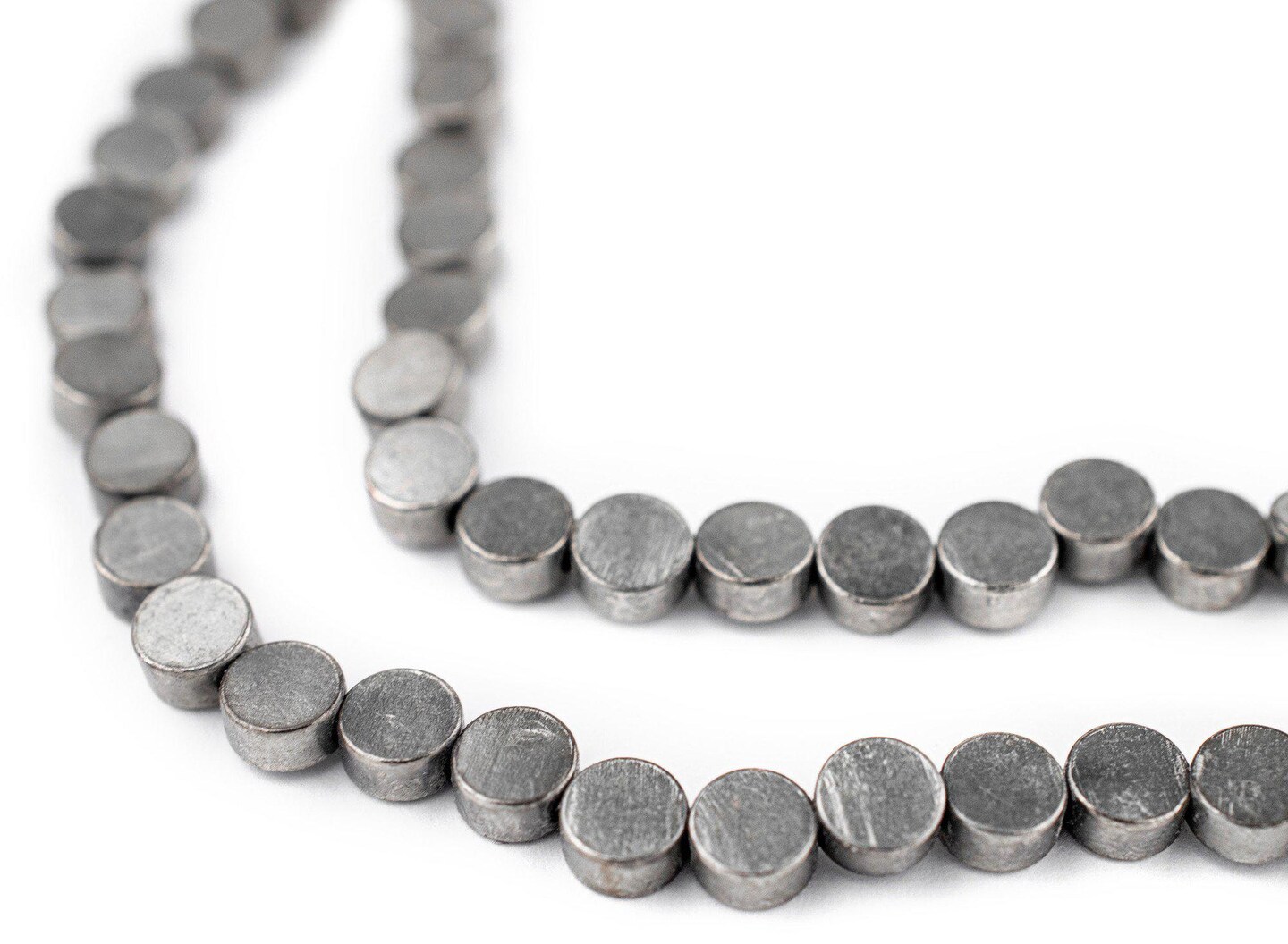 TheBeadChest Circular Disk Silver Beads (5mm) | Michaels