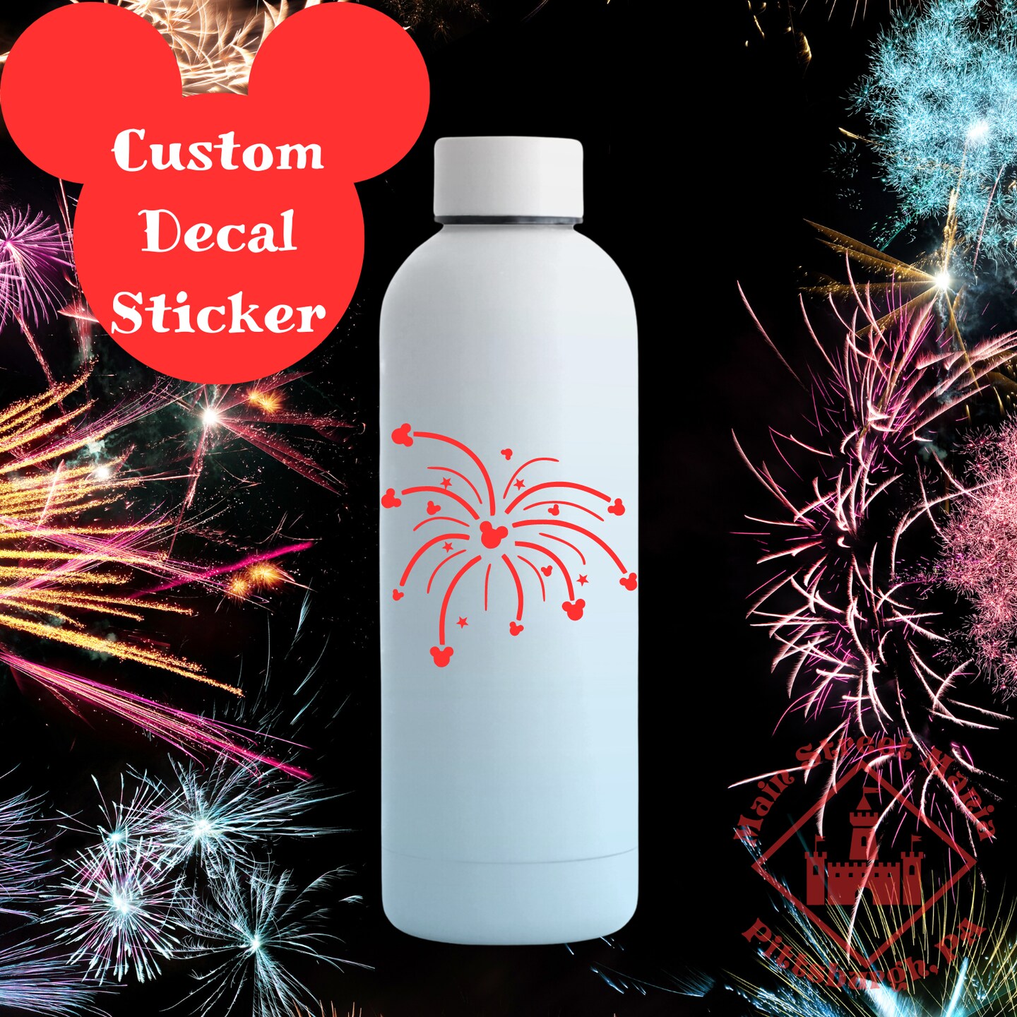 Mickey Fireworks Decal Sticker | MakerPlace by Michaels