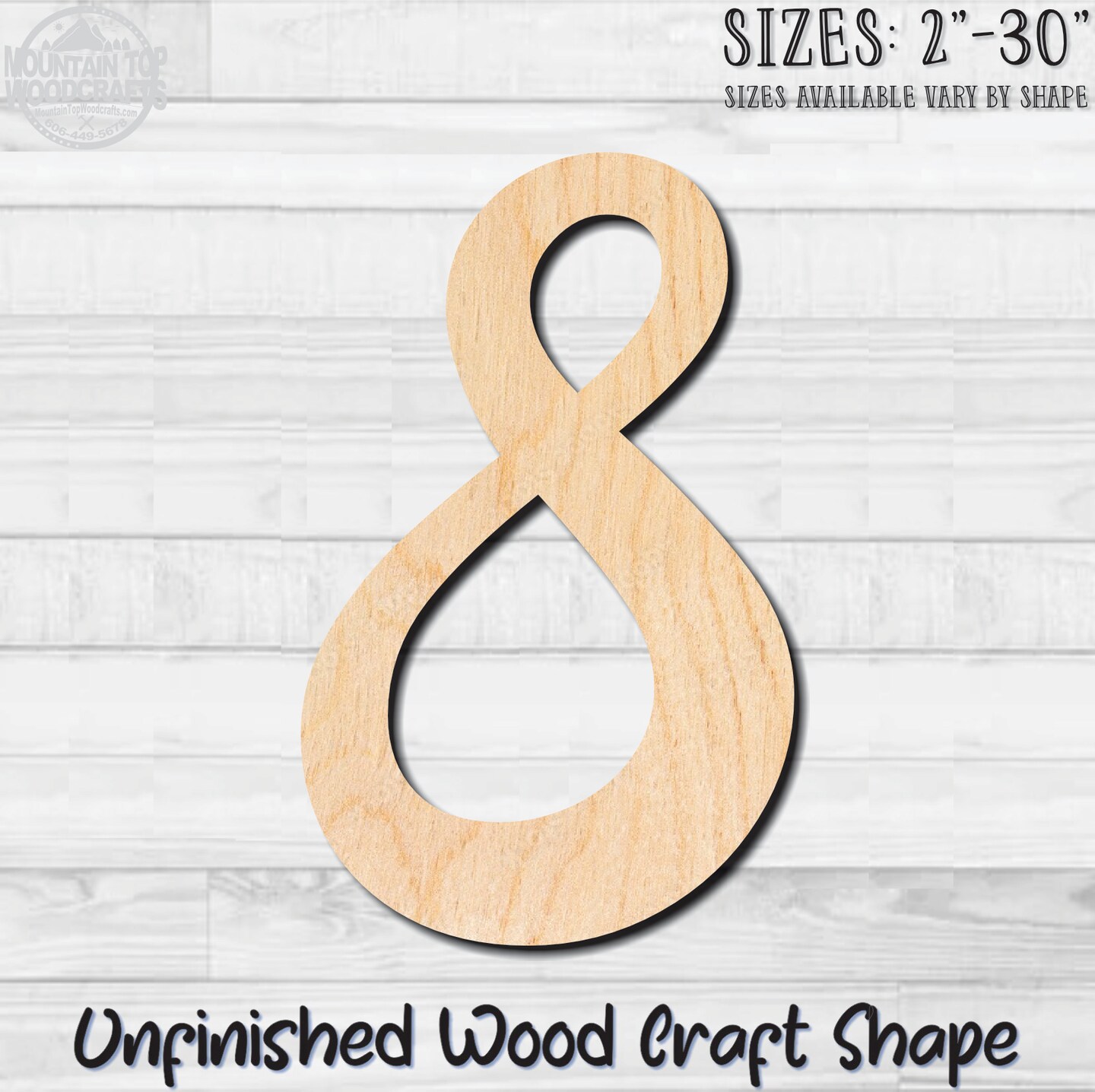 Script Number 8 Fancy Unfinished Wood Shape Blank Laser Engraved Cutout ... Script Number 8 Fancy Unfinished Wood Shape Blank Laser Engraved Cutout ...