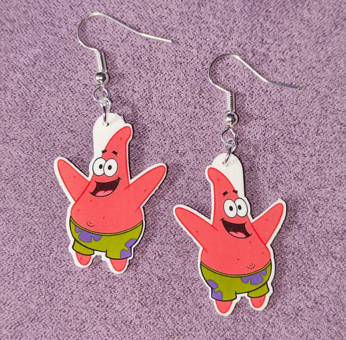 Spongebob Patrick Fan Art Earrings | MakerPlace by Michaels