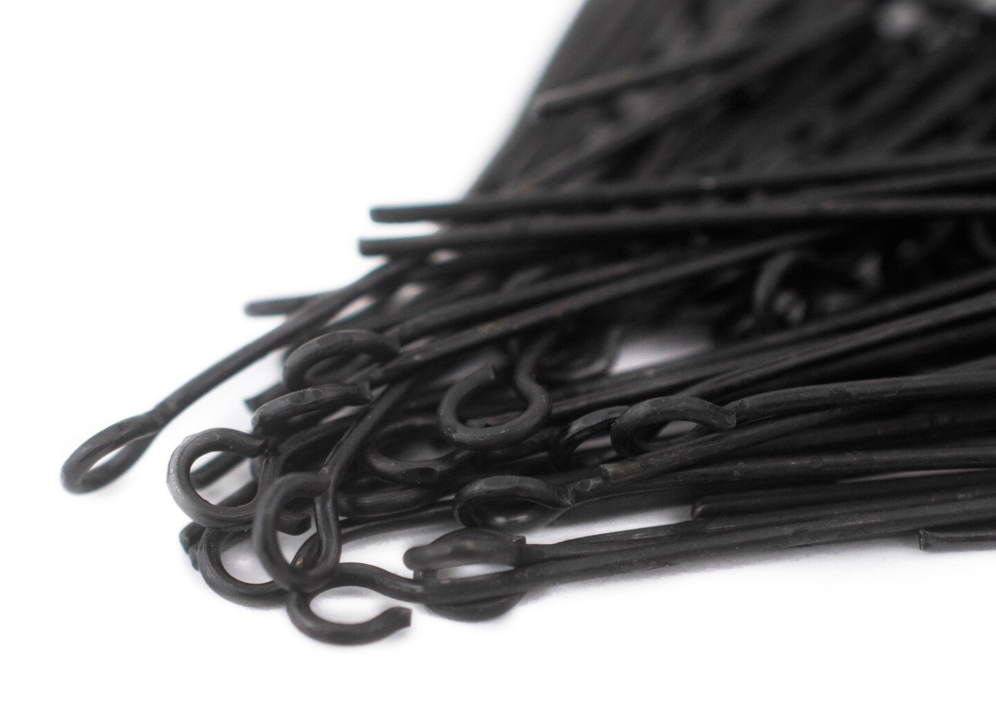 TheBeadChest Midnight Brass 21 Gauge 1.5 Inch Eye Pins (Approx 100 ...