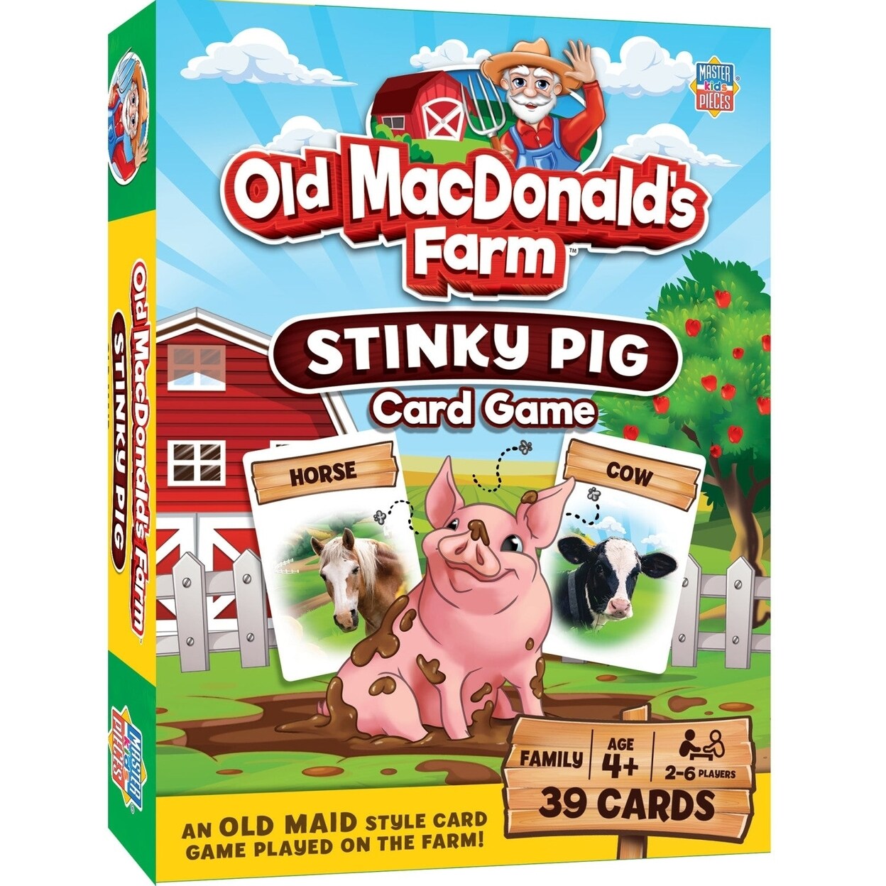 Masterpieces Stinky Pig Card Game Fun Family Game For Kids And Adults ...