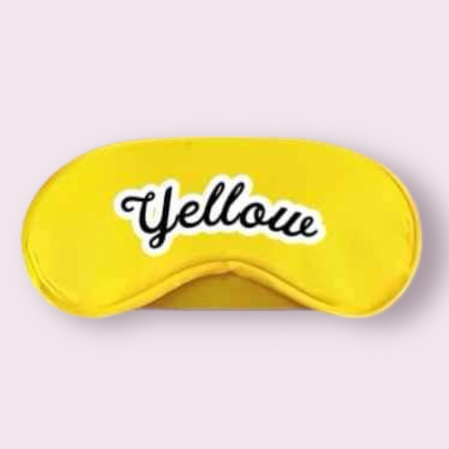YELLOW PERSONALIZED EYE MASK | MakerPlace by Michaels