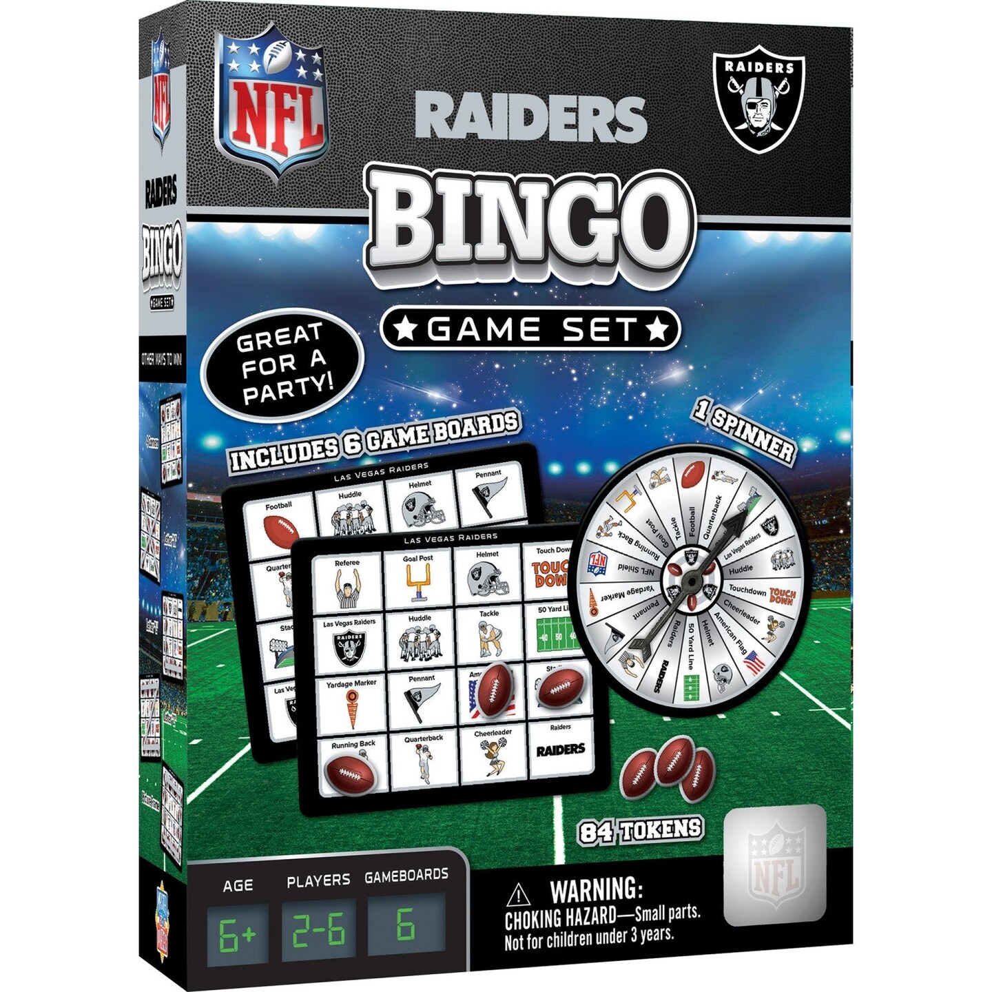 MasterPieces Las Vegas Raiders Bingo Game | Michaels