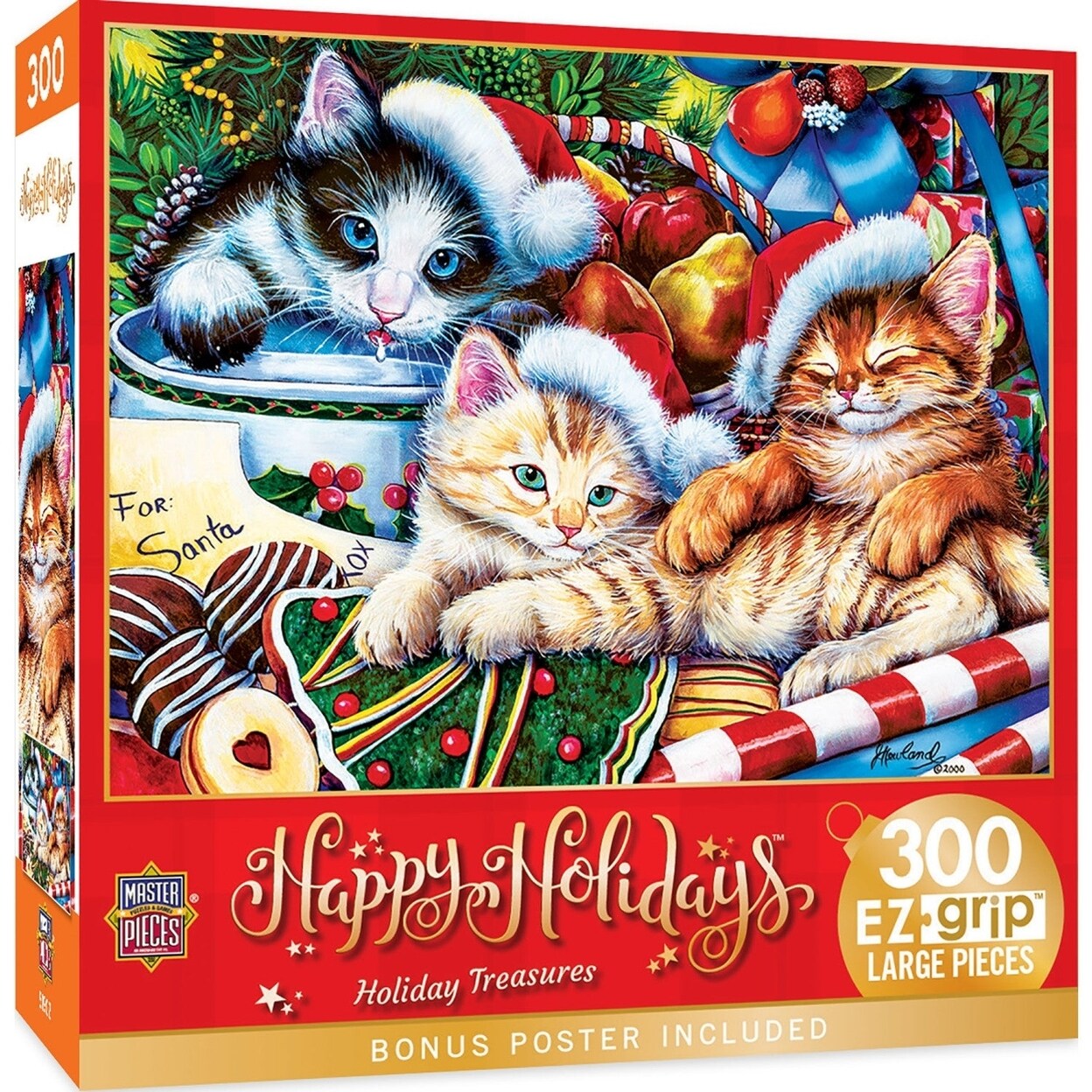 Masterpieces 300 Piece Ez Grip Jigsaw Puzzle Happy Holidays 18X24 ...