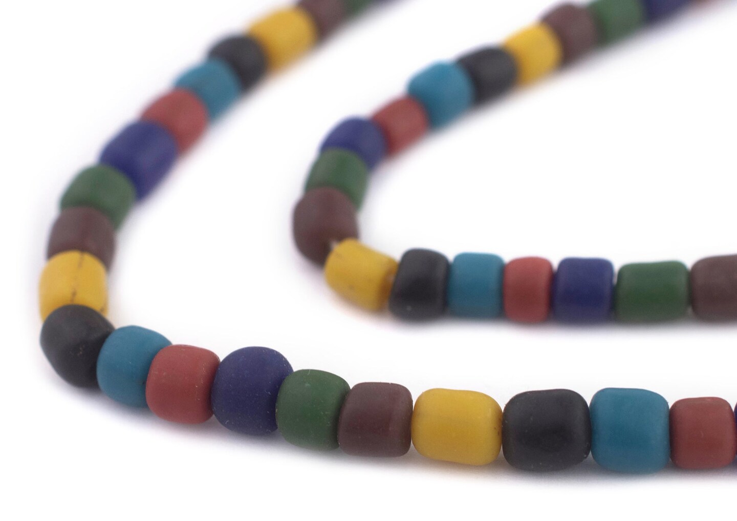TheBeadChest Indonesian Glass Beads, Small Java Bali 4mm Spacers ...