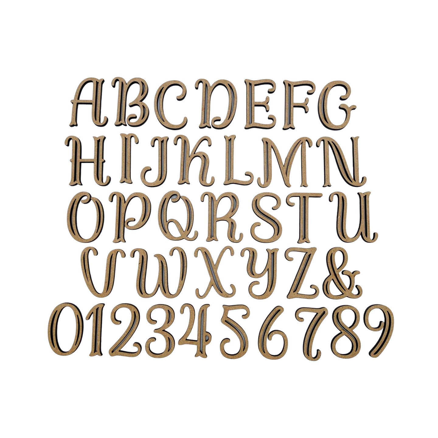 Small Carved Fishtail Letter | Mermaid Letters | Unfinished Letters ...