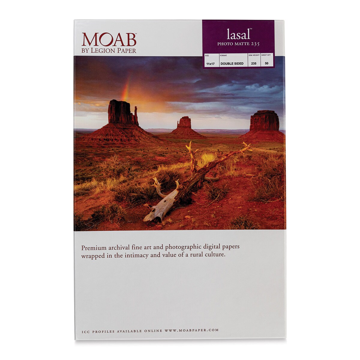 Legion Moab Lasal Photo Papers - 11" x 17", Matte, Pkg of 50 | Michaels