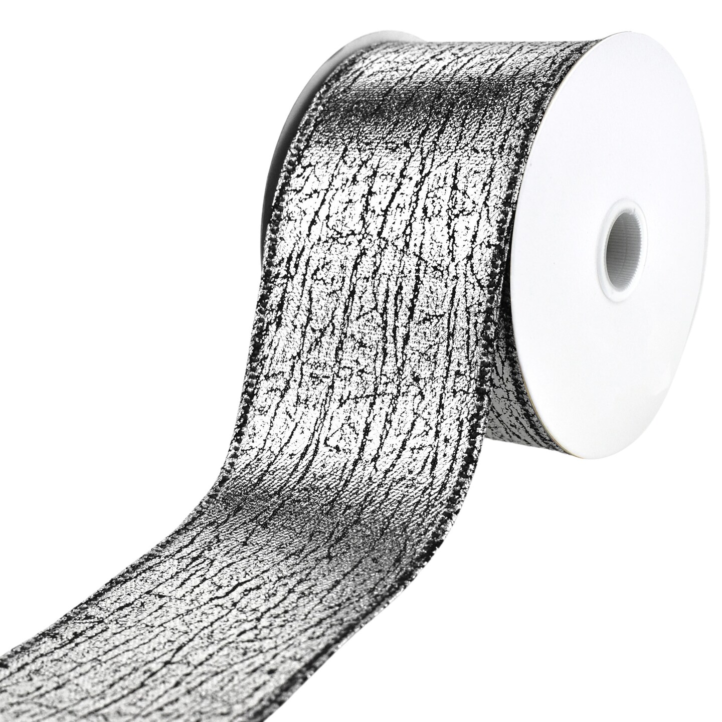 2 1/2 Inches Elegant Cracked Lame Wired Ribbon by 10 yards | Michaels