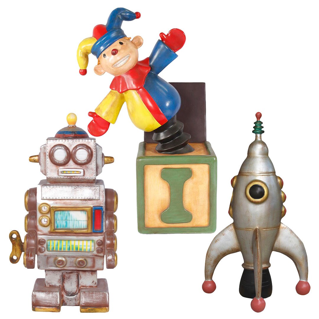 Toys Set Over Sized Statues | Michaels