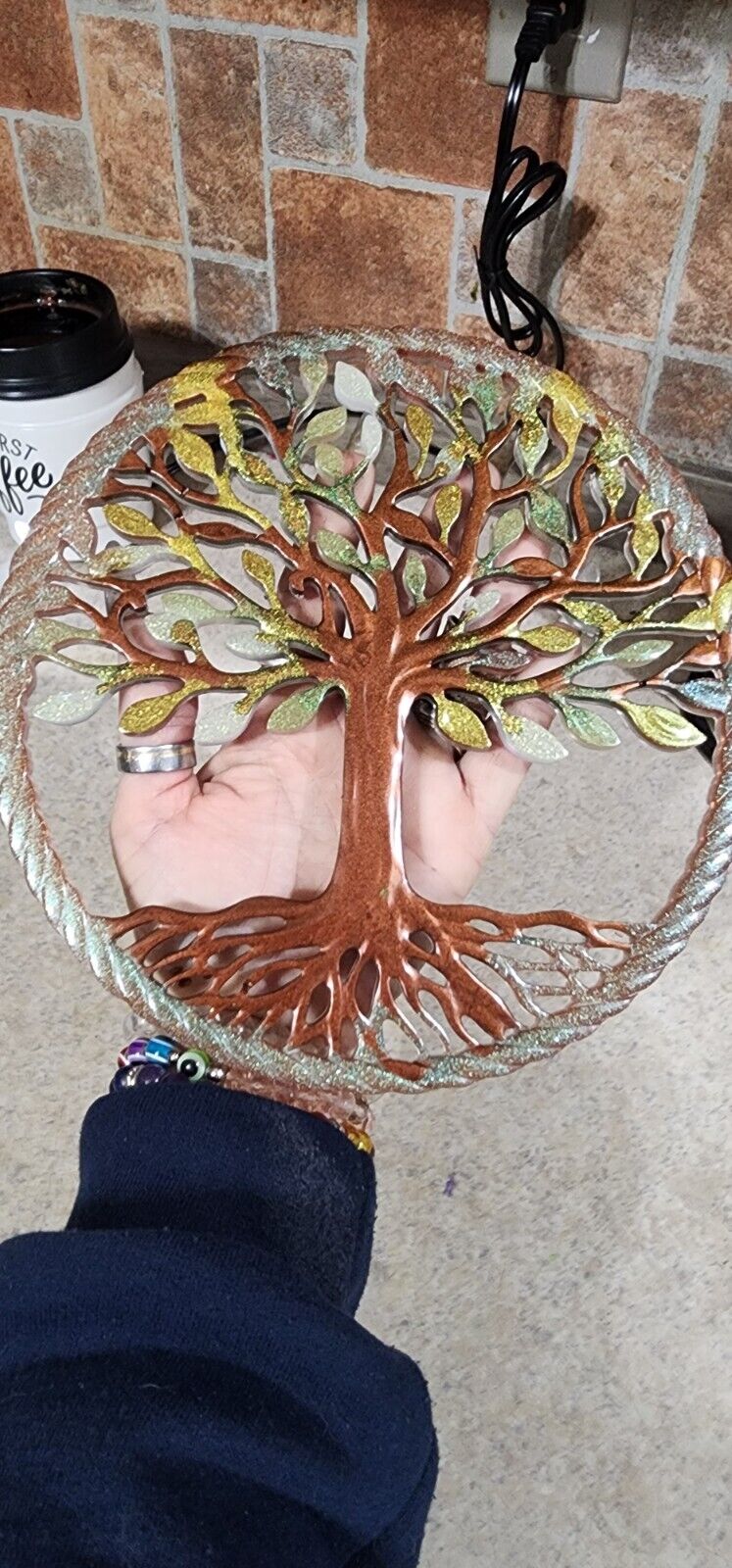 Tree of Life Resin Wall Decoration Wiccan Pagan Witch | MakerPlace by ...