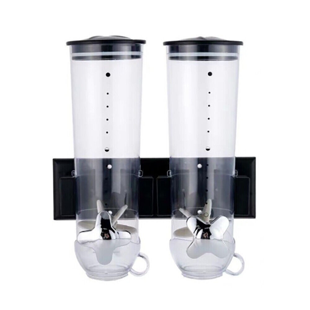 Kitcheniva Wall Mounted Cereal Rice Grain Dry Food Dispenser Container ...