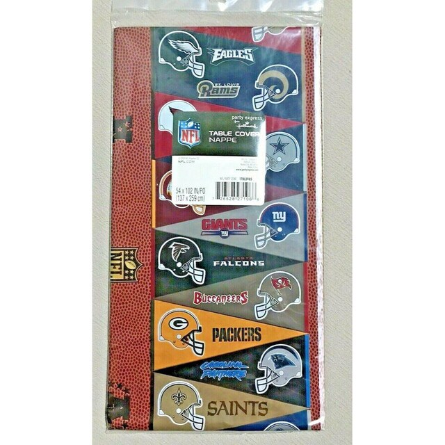 Tailgate Superbowl NFL Plastic Tablecover | Michaels