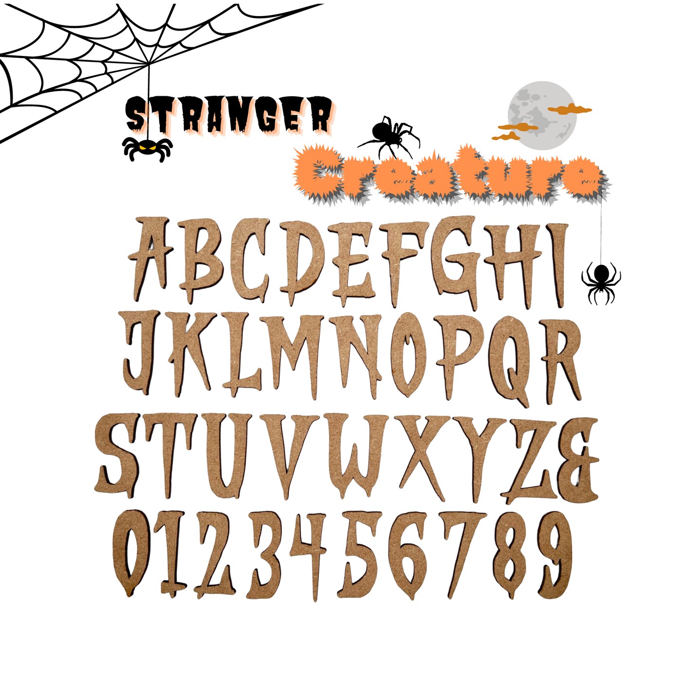 Small Stranger Creature Letter | Halloween Letters | Unfinished Letters ...