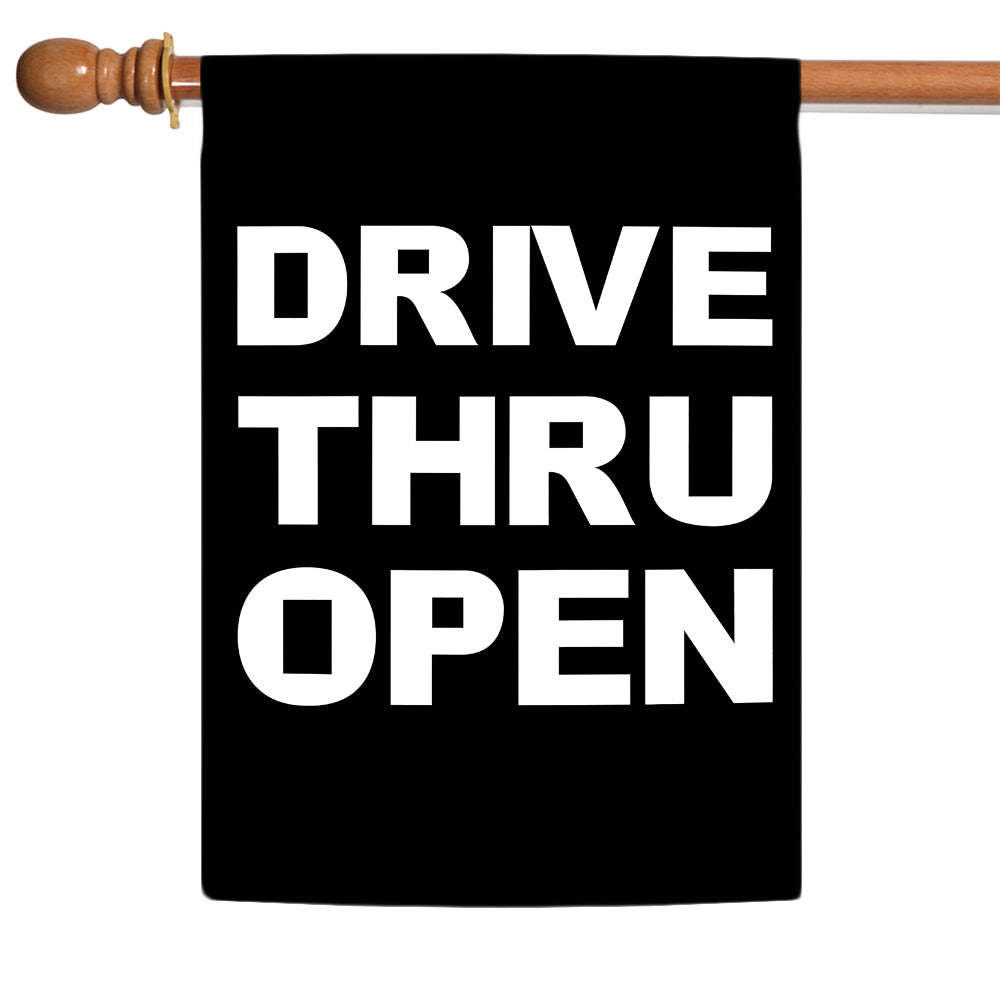 Drive Thru Open Decorative Open Flag | Michaels