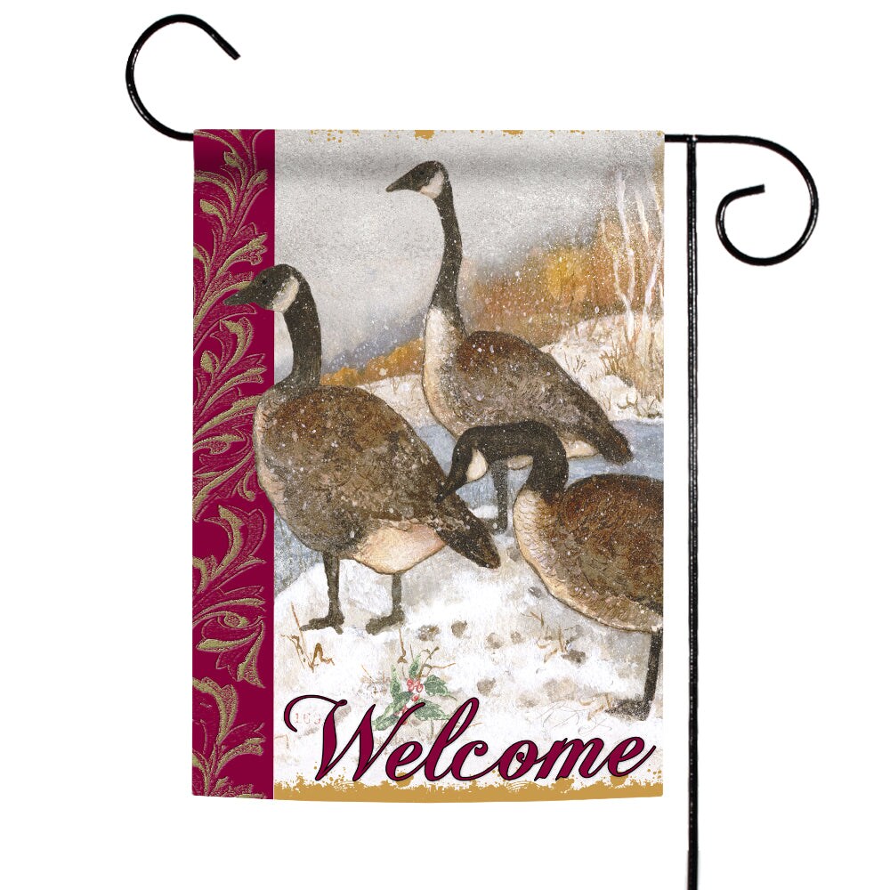 Welcome Geese Decorative Welcome Flag | Michaels