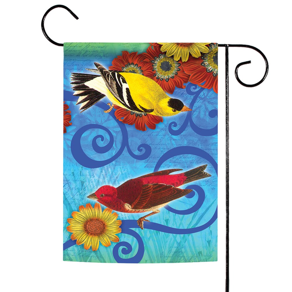 Finches Decorative Bird Flag | Michaels