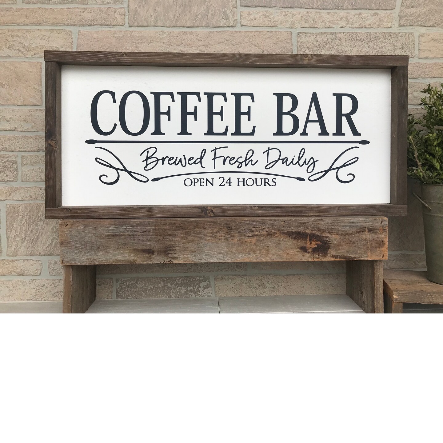 Coffee Bar, farmhouse sign, country wood signs, home decor, kitchen ...