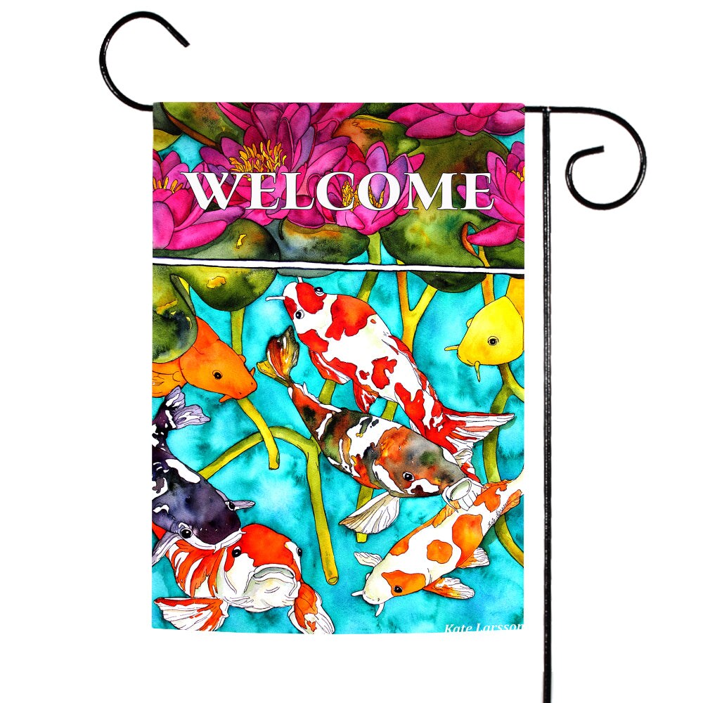 Koi Pond Decorative Welcome Flag | Michaels