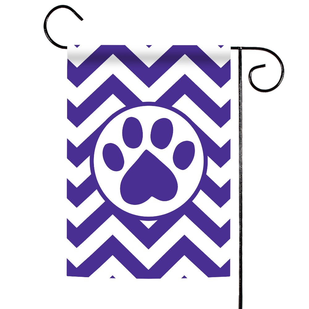 Chevron Paw Decorative Pawprint Flag | Michaels