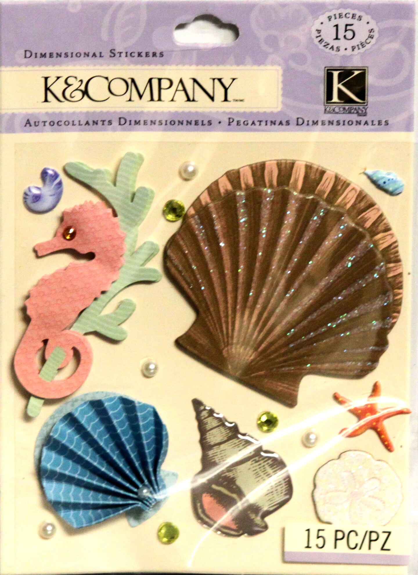K & Company Sea Life Dimensional Stickers | Michaels