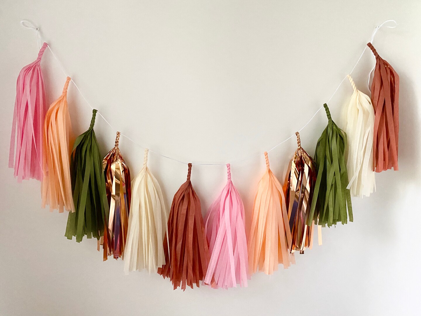 Tassel Garland Aqua inimaginable Peach Confetti System