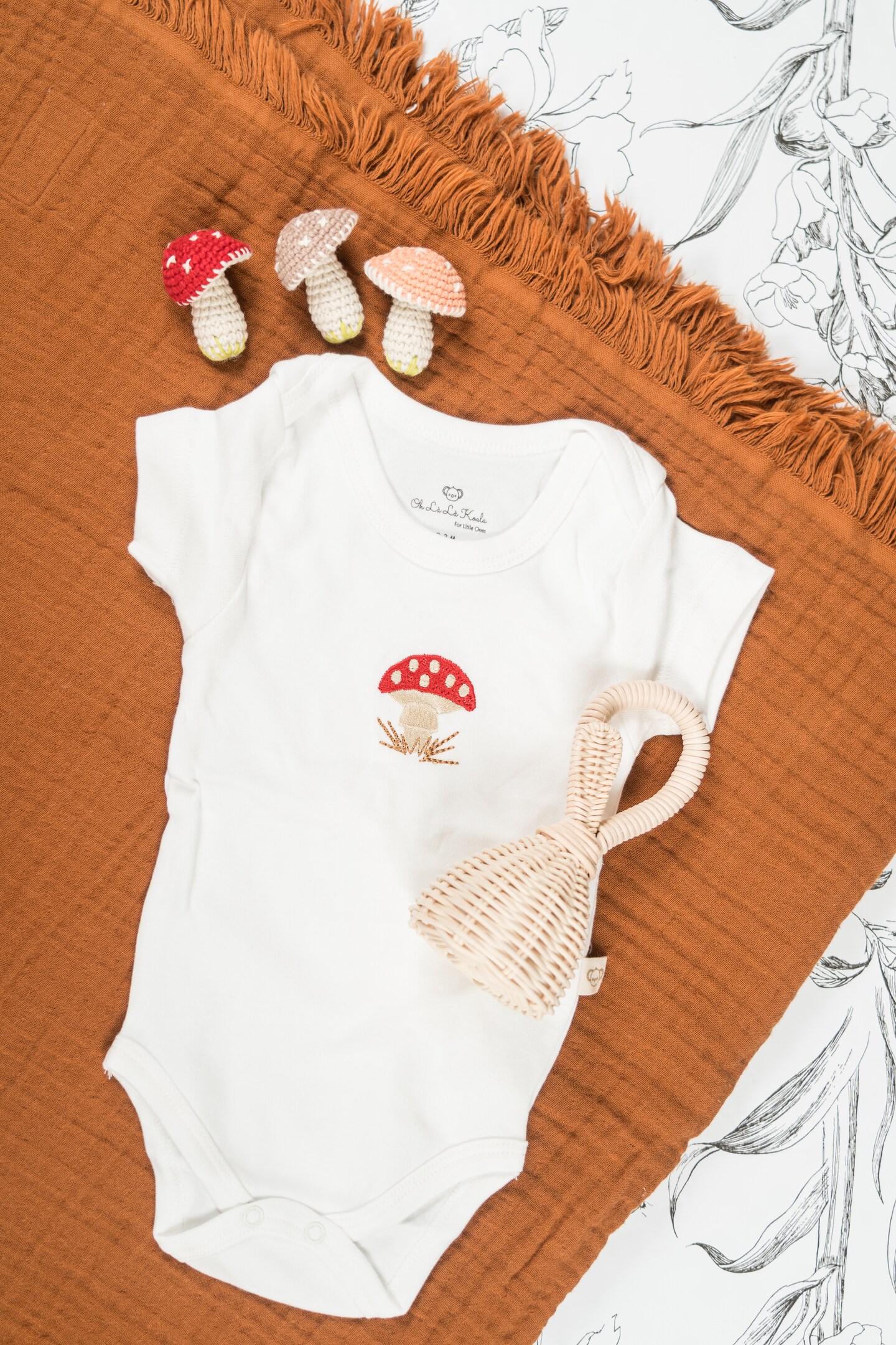 Mushroom Baby Gift Set | Newborn Mushroom Set | Mushroom Themed Newborn ...