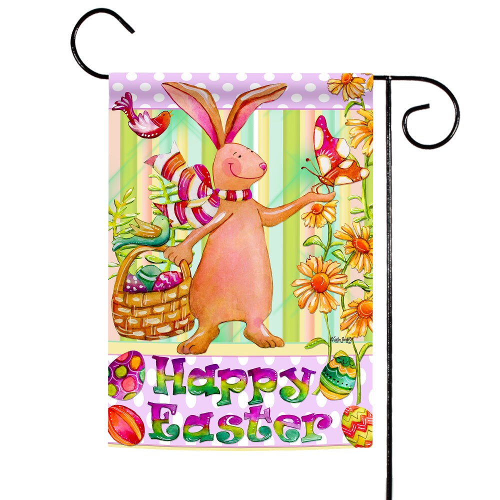Pastel Easter Bunny Decorative Easter Flag | Michaels