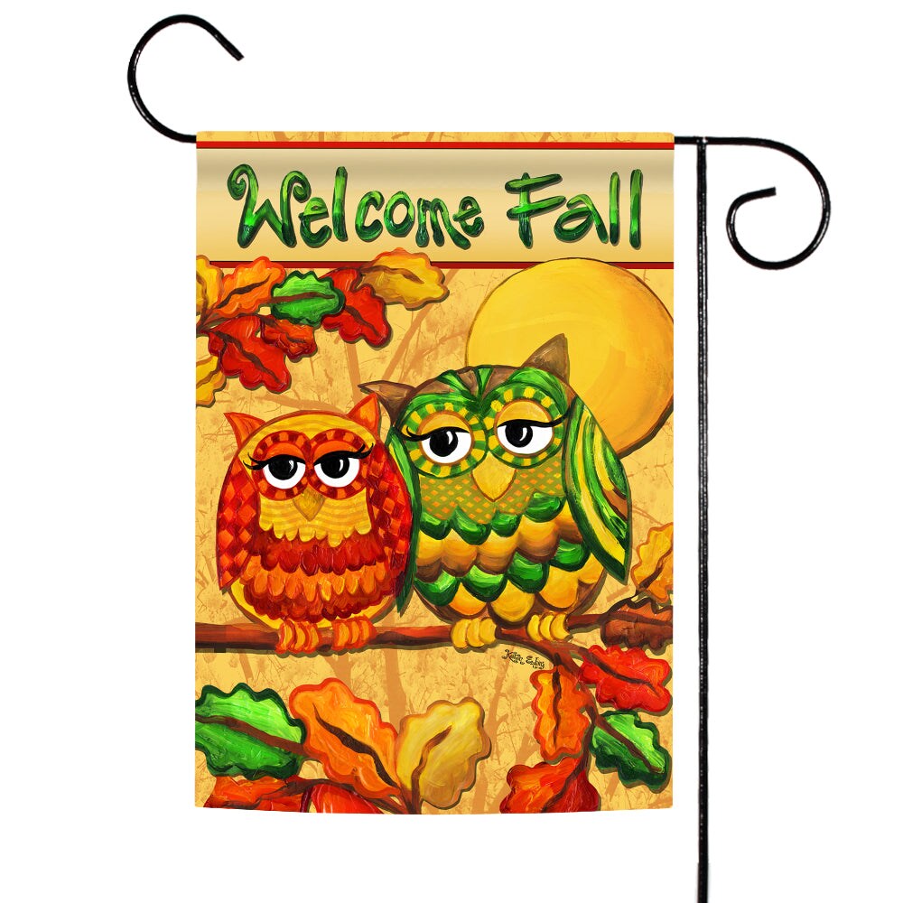 Fall Owls Decorative Fall Flag | Michaels