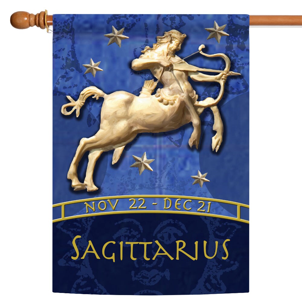 Zodiac-Sagittarius Decorative Sagittarius Flag | Michaels