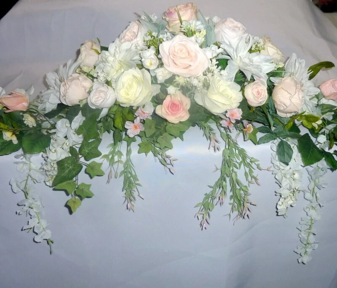Head table centerpiece, Wedding Sweetheart table centerpiece ...