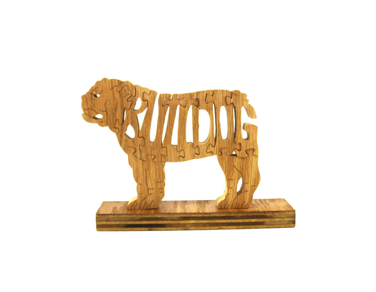 English Bull dog puzzle, Bull dog puzzle, wooden dog puzzle, games and ...