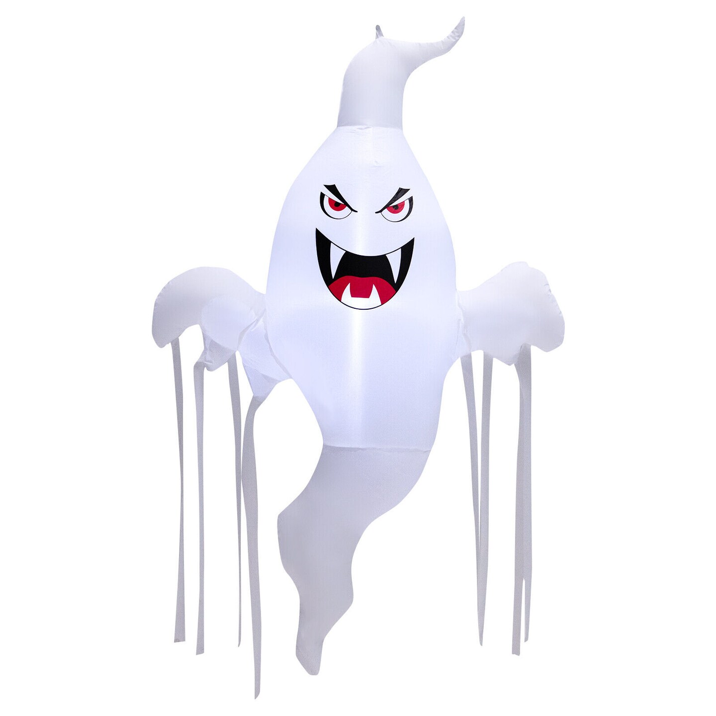 5 Feet Tall Halloween Inflatable Hanging Ghost Decoration with LED ...
