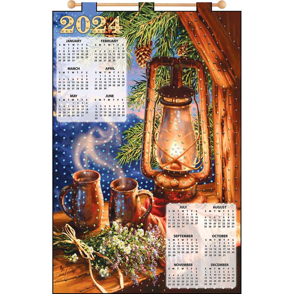 Design Works Lantern Calendar Felt & Sequin Kit | Michaels