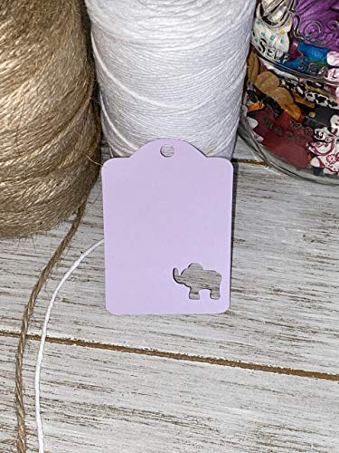 Elephant Thank you Tag Gift tag - Favor Tags - Customize Tag Color ...
