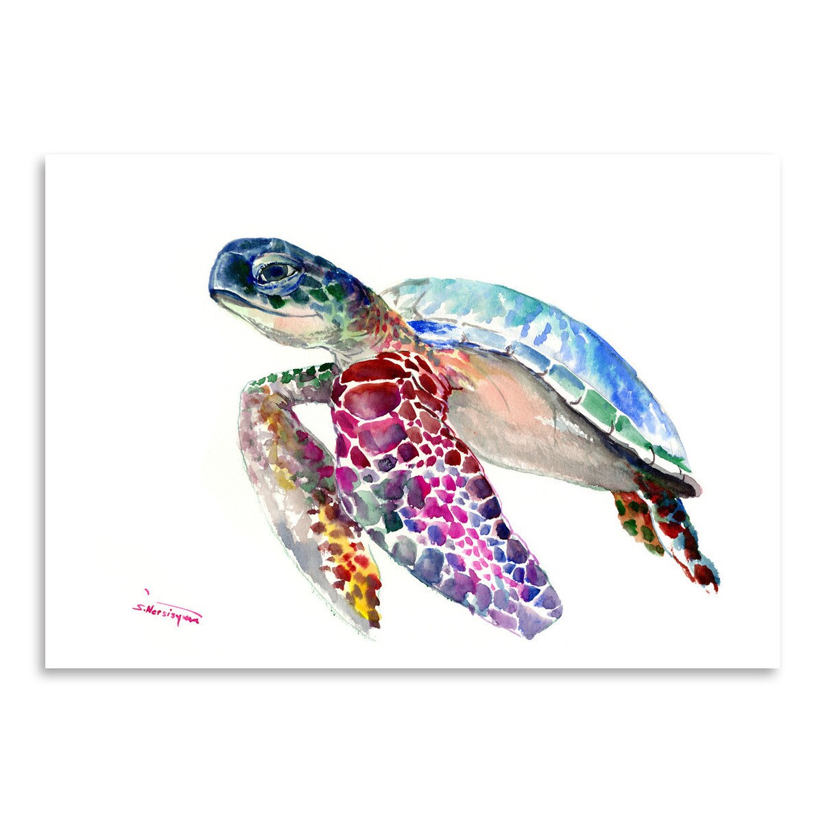 Sea Turtles 3 by Suren Nersisyan Poster Art Print - Americanflat | Michaels