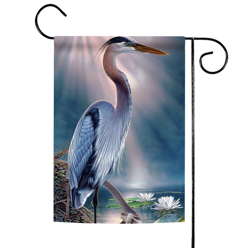 Heron In Solitude Decorative Bird Flag | Michaels
